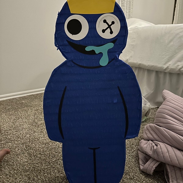 Blue Rainbow Friends Full Body Pinata Hand Crafted-made to Order - Etsy