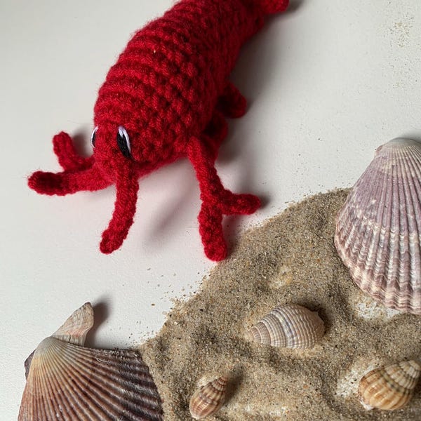 Lobster Crochet Pattern | Amigurumi PDF | LOW-SEW! - Etsy