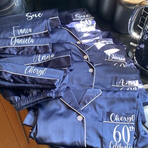 Personalised Birthday Pyjamas Ladies Pyjamas Short Pyjamas - Etsy UK