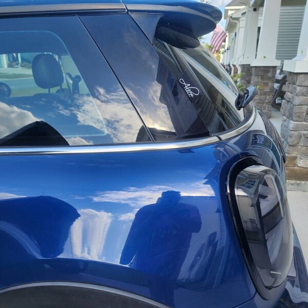 Mini Car Tag - Personalised - Etsy