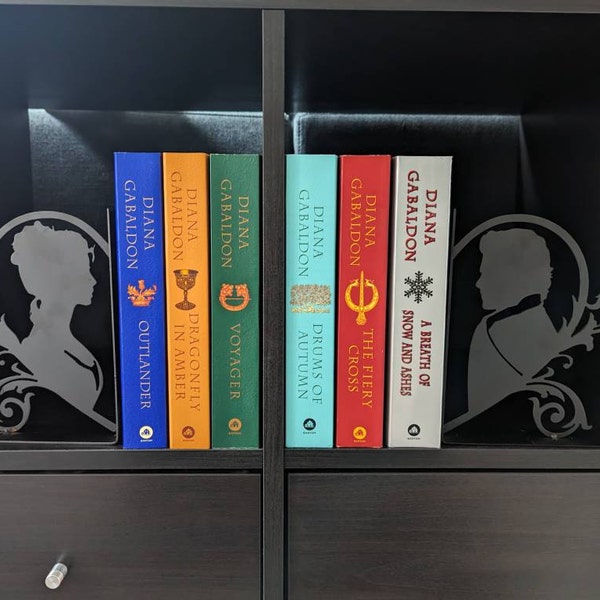 Outlander Metal Bookend | Set of Outlander Bookends | Book Ends | Book ...