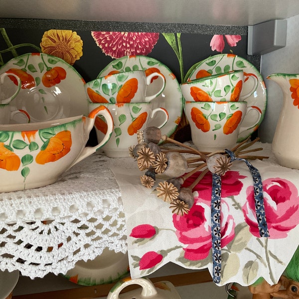 Rhoda Plant Floral Plate - Etsy UK
