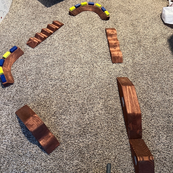 Small Supercross Track, Motocross Track, Wooden Toys, Birthday Present ...