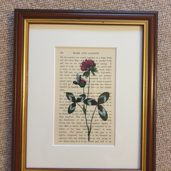 Vintage Wuthering Heights Book Page Quote Print, Emily Bronte Quote ...