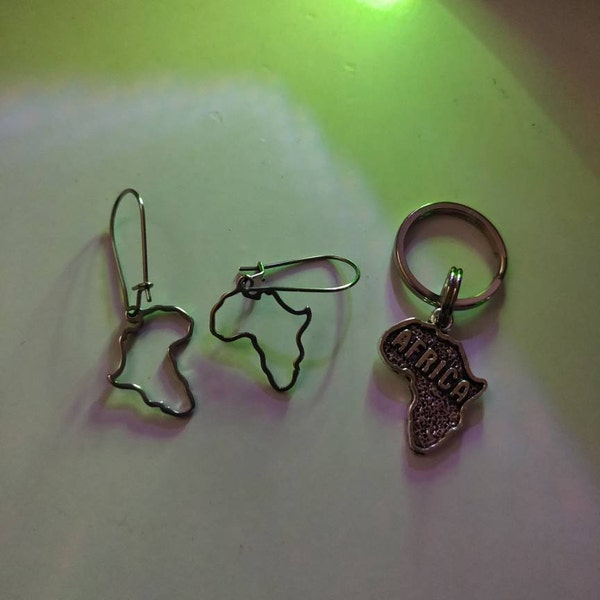 South African Keyring, South Africa Flag Keyring, Africa Map Bag Charm ...