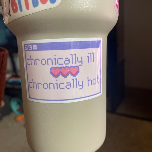 Cuter With Accessories Crutches Mobility Aid Pride Sticker for ...