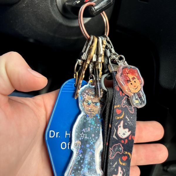 1.5 Inch House MD Glitter Acrylic Charm Keychains - Etsy