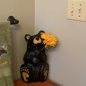 Chainsaw Carved Rail Bear - Etsy