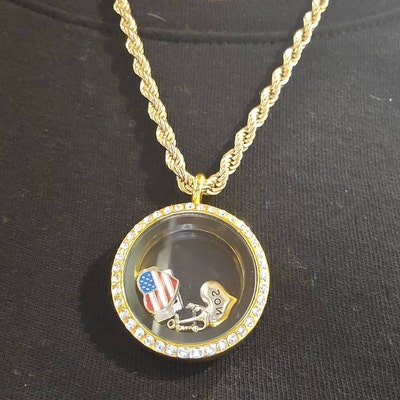 Angel Wings Floating Charm for Glass Locket / Floating Locket / Memory ...