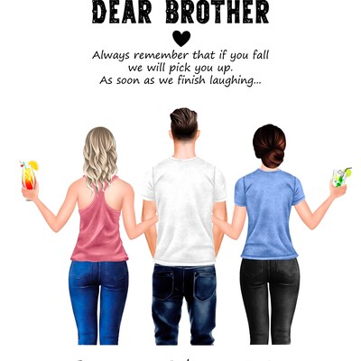 5 Best Friends Gift Five Best Friends Print 5 Friends Poster Five ...