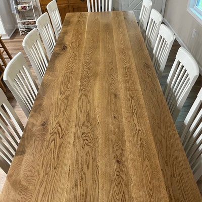 Maple Farmhouse Table, Custom Maple Hardwood Table, Farm Table With ...