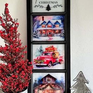 Cute Christmas Mice Clipart Watercolor Digital Paper Bundle 12 PNG ...