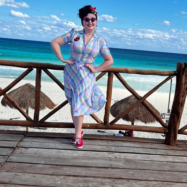 The "darla" Long Sleeve Wrap Blouse in Leopard Print, True Vintage ...