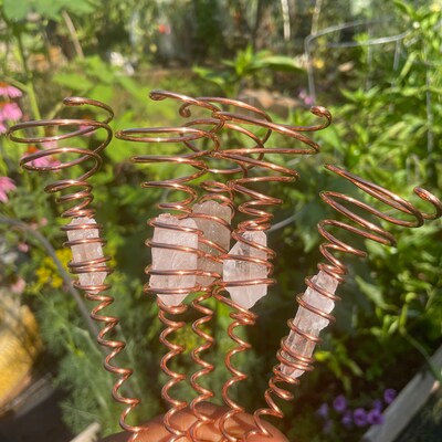 Electro Culture Coils With Quarts Crystals - Etsy
