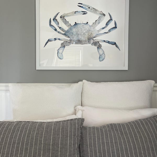 Watercolor Coastal Wall Decor, Light Blue Nautical Art, Set of 3 Prints ...