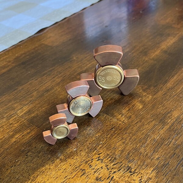 The Original Tri-beam Fidget Spinner in Polished Aluminum - Etsy