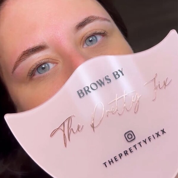 Lash and Brow Sign Prop, Acrylic Lash Tech Photo Prop, Salon Decor ...