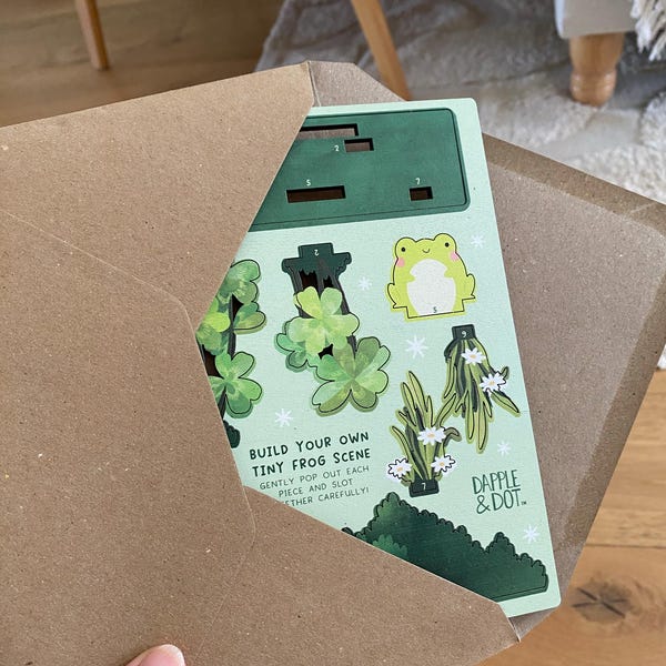 Please Be Nice to Me, I'm Very Small Frog Desk Companion- Cute Coworker ...