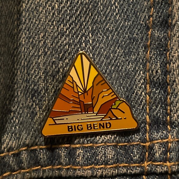 Big Bend National Park Hard Enamel Pin | National Park Lapel Pin ...