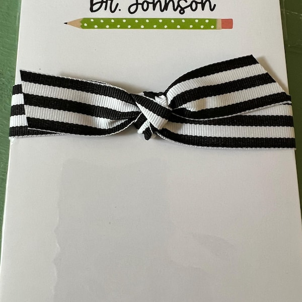 Flair Pen Personalized Notepad | Customized Note Pad | Jotter Pad ...