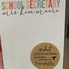 School Secretary Notepad, Personalized Secretary Notepad, Gift for ...