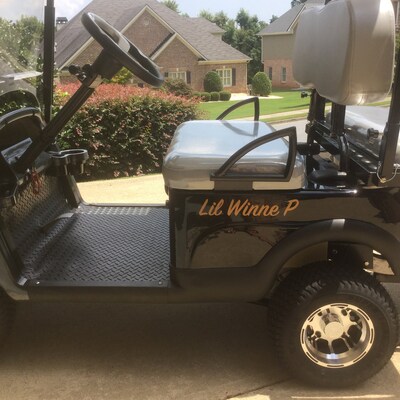 Golf Cart Decal Custom Golf Cart Decal Vinyl Decal Custom Cart Decals ...
