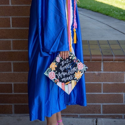 Grad Cap Topper Teacher Graduation Cap for Teachers - Etsy