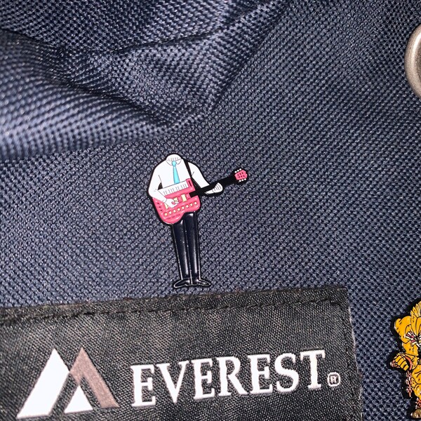 Rock and Roll ENAMEL PIN | Cute Enamel Pin | Pins for Backpack, Pins ...