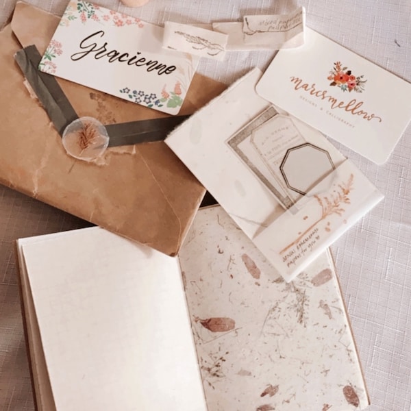 Soft Mixed Handmade Junk Journal Insert for Traveler's Notebook ...