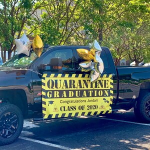 Quarantine Graduation 2020 Vinyl Banner Sign Free Overnight Shipping - Etsy