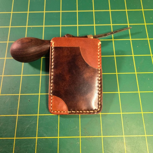 Handmade Leather Card Holder Pattern - Etsy