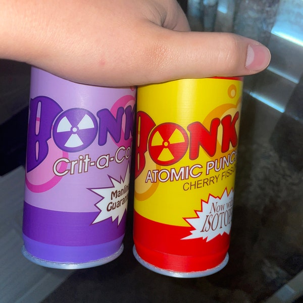 Team Fortress 2 Bonk! Atomic Punch & Crit-a-cola Replicas | 3D Printed TF2 Scout Prop Bonk - Etsy