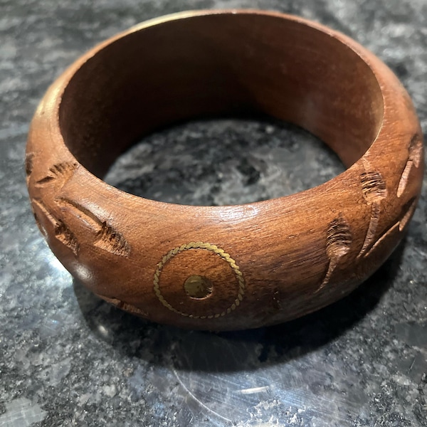 MOD Black & White Resin Smooth Bangle Bracelet Vintage Chunky Bangle Statement Purely ...