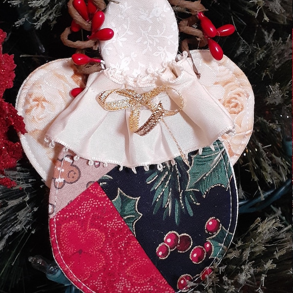 Quilted Angel Christmas Ornament Pattern - Instant PDF Pattern With ...