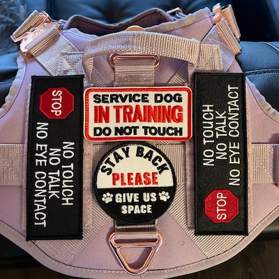 Socially Selective Embroidered Dog Patch 3-inch Round Patch Patch for ...