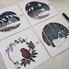 Eco Friendly Card Clasp Stickers / Low Tack Card Catch Labels ...