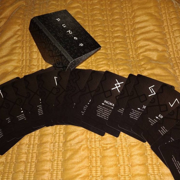 Runes Oracle - Celtic Cards - 24 Cards - Oracle - Oracle Deck - Fortune ...