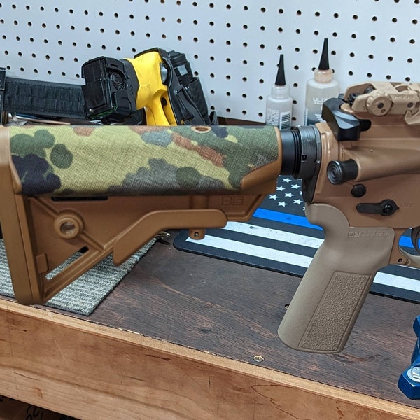 Tact-wrap Airsoft Stickers, Cordura Cheek Rest for B5 Systems Bravo ...