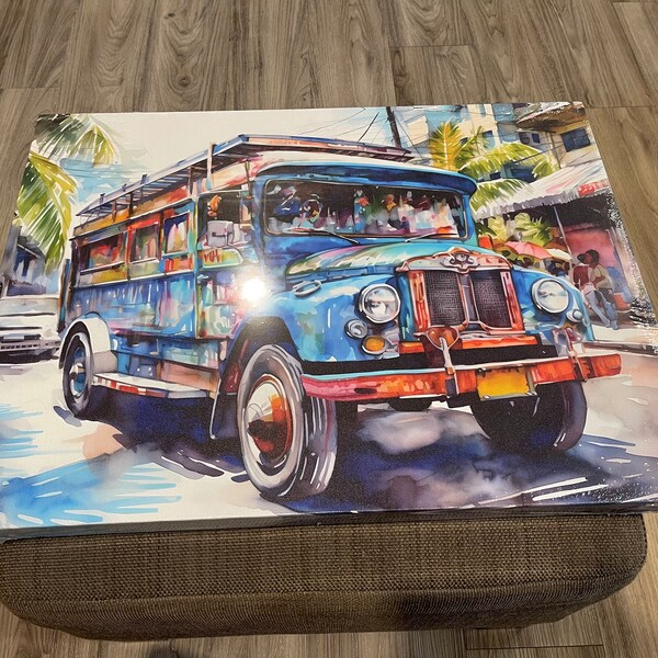 Bahay Kubo Beach Canvas Art Print - Filipino Art, Philippines Art ...