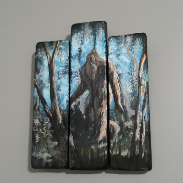 Sasquatch 18 Inch Tree Knocker - Handcrafted Bigfoot Gift - Etsy