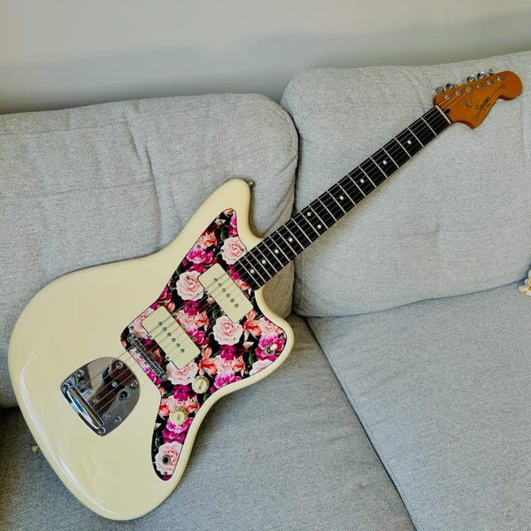 Ibanez Pickguard Folk Flowers RG Series Custom Pickguard Graphic ...