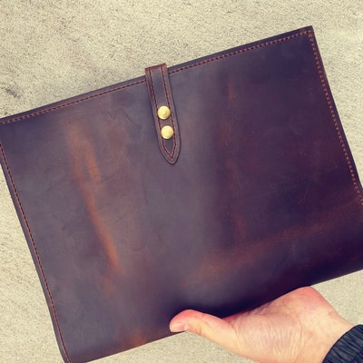 Personalized Leather Portfolio Case, Women A5 Leather Padfolio Travel ...