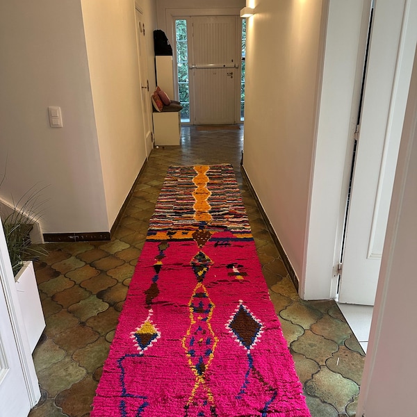 MOROCCAN HALLWAY RUG - Custom Runner Rug - Handmade Runner Carpet ...