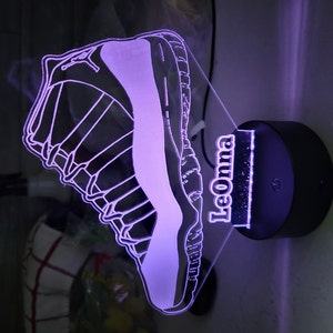 Light up Boxing Gloves, Custom Engraved Night Light, Personalized Free ...