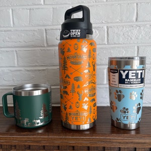 Plaid Print 20oz Yeti Tumbler With Magslide Lid Premium | Etsy