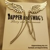 Large Silver Bird Wing Collar Clip Collar Chain - Etsy UK