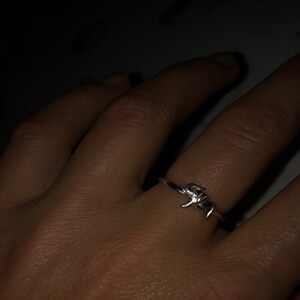 Sterling Silver Rocket Ship RingSpace jewelryDainty | Etsy