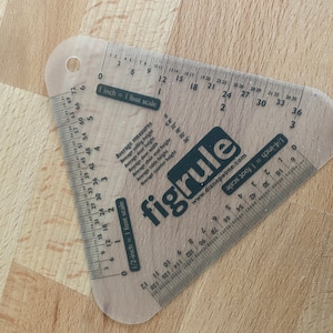 Dollhouse Miniature Scale Ruler / Converter Automatic Measuring Tool ...