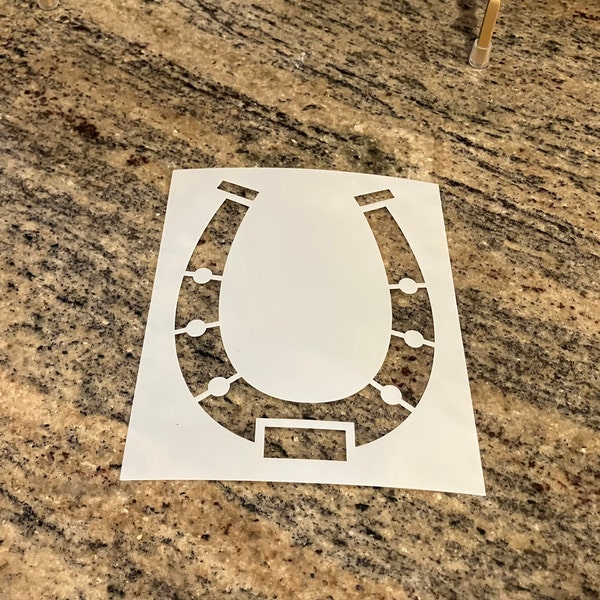 Horseshoe Stencil - Horseshoe, Horseshoe Stencils, Stencil Horseshoe ...