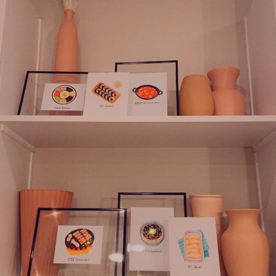 DIGITAL Only/cute Hangeul Hangul Korean Vowel Alphabet Flashcards ...